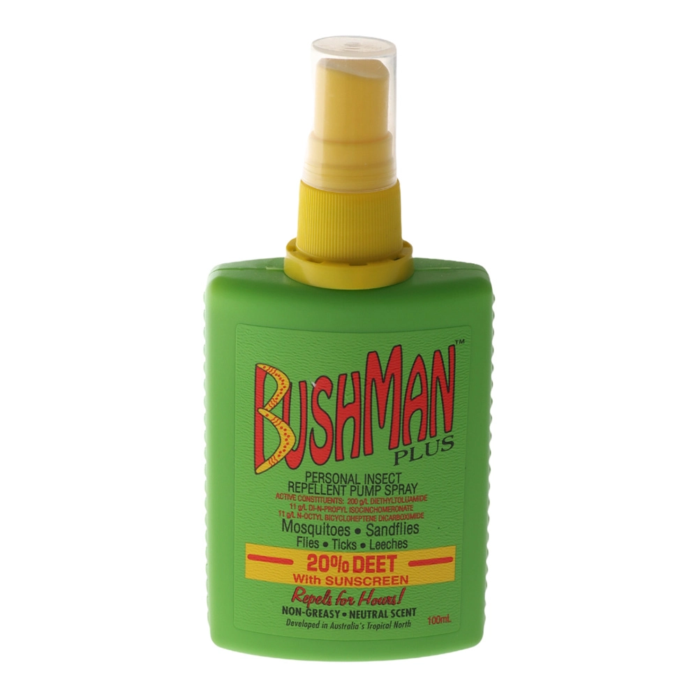 Buy Bushman Plus Insect Repellent Pump Spray 100ml online at Marine ...