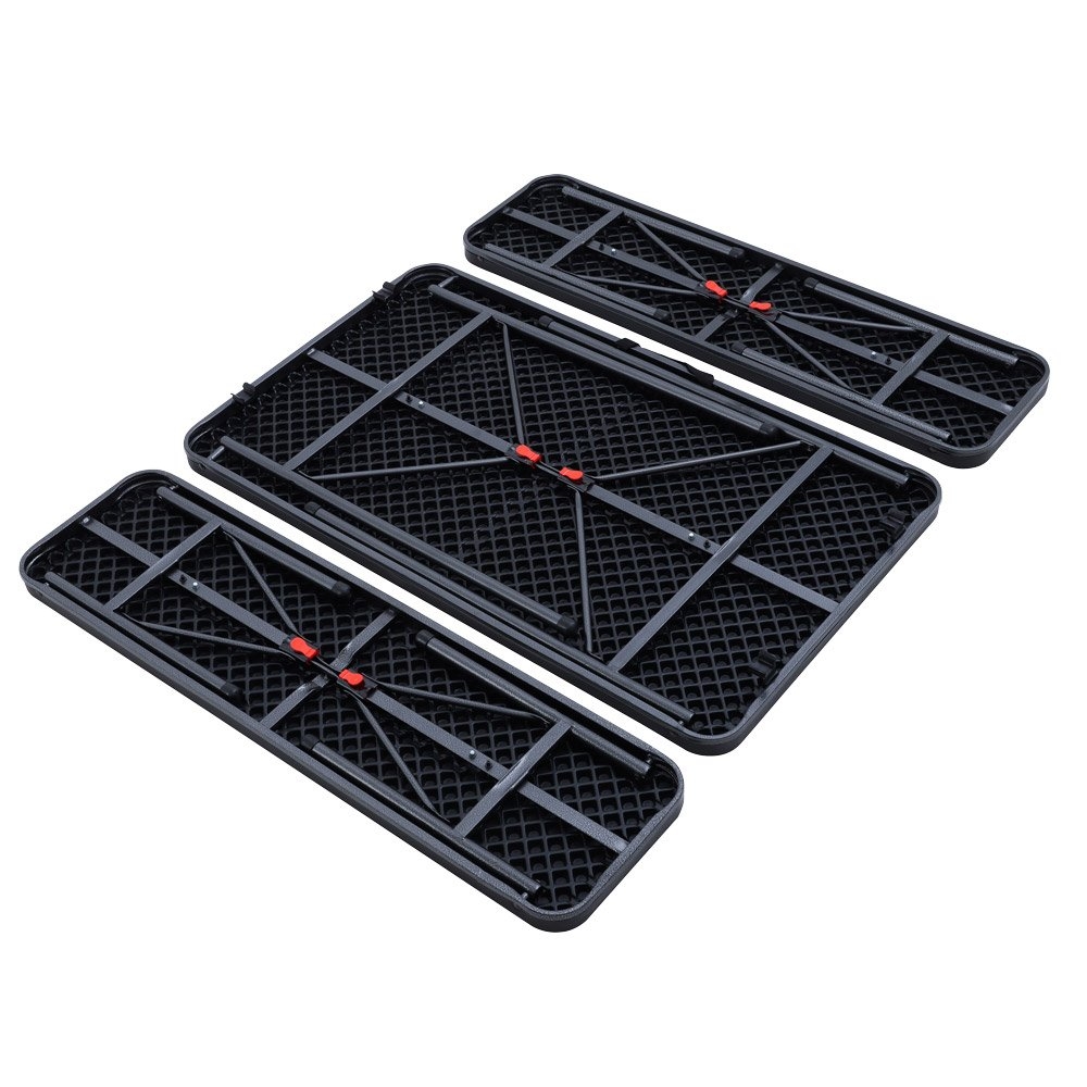 Buy OZtrail Ironside 3-Piece Folding Camping Table and Bench Set ...