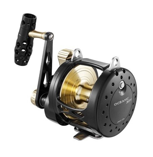 Maxel Oceanic Jig Star Twisted Sista 2-Speed Jigging Combo 5ft PE 4-8 1pc Black/Gold