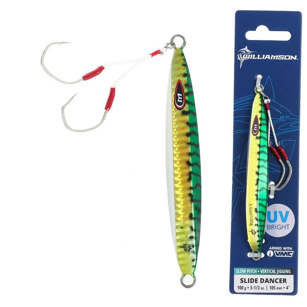 Williamson Slide Dancer Slow Pitch Jig 100g Mack Daddy - Slow Pitch Jigs - Jigs & Lures - Fishing