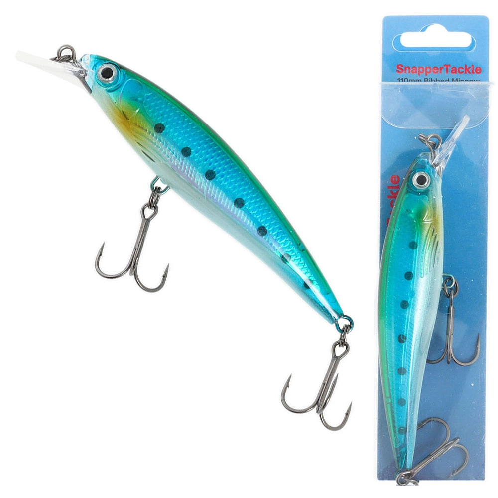 SnapperTackle Bibbed Minnow Lure 110mm - Bibbed Lures (Rapala-style ...