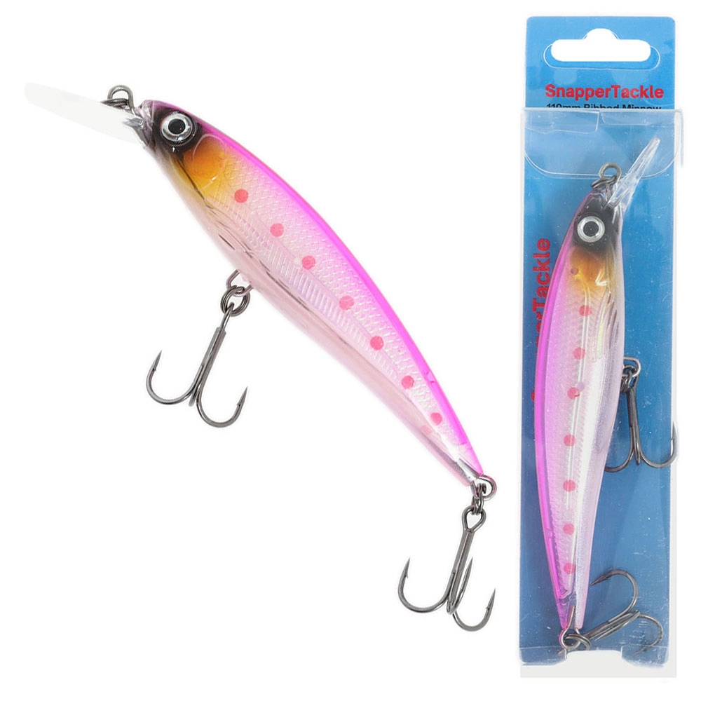 SnapperTackle Bibbed Minnow Lure 110mm - Bibbed Lures (Rapala-style ...