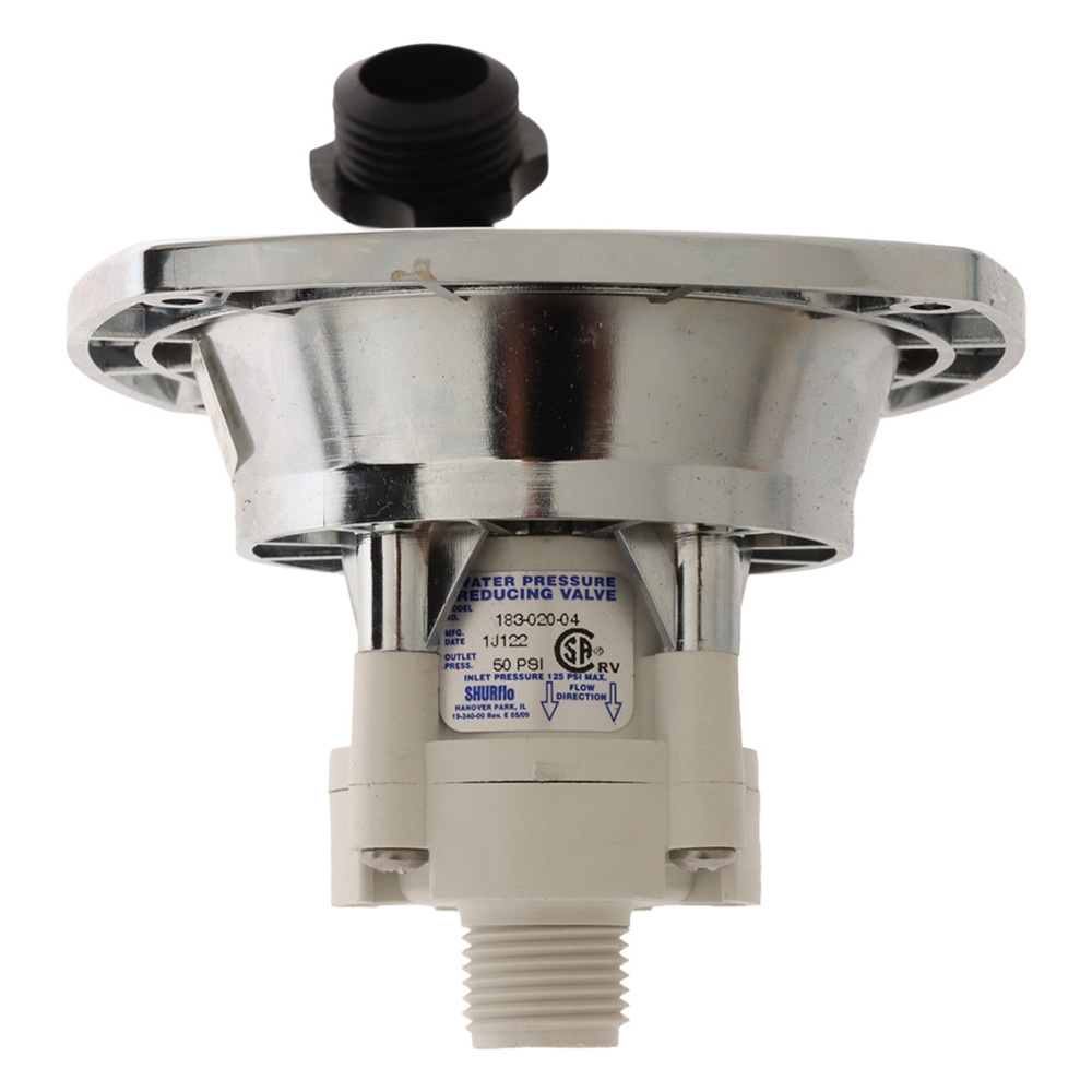 Shurflo Mains Water Inlet Pressure Regulator Chrome 50PSI - Pumps ...