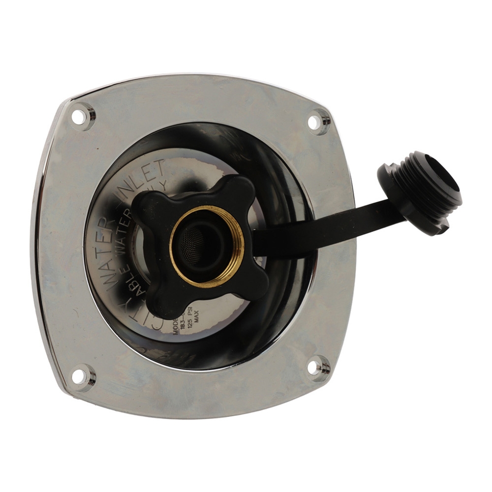 Shurflo Mains Water Inlet Pressure Regulator Chrome 50PSI - Pumps ...