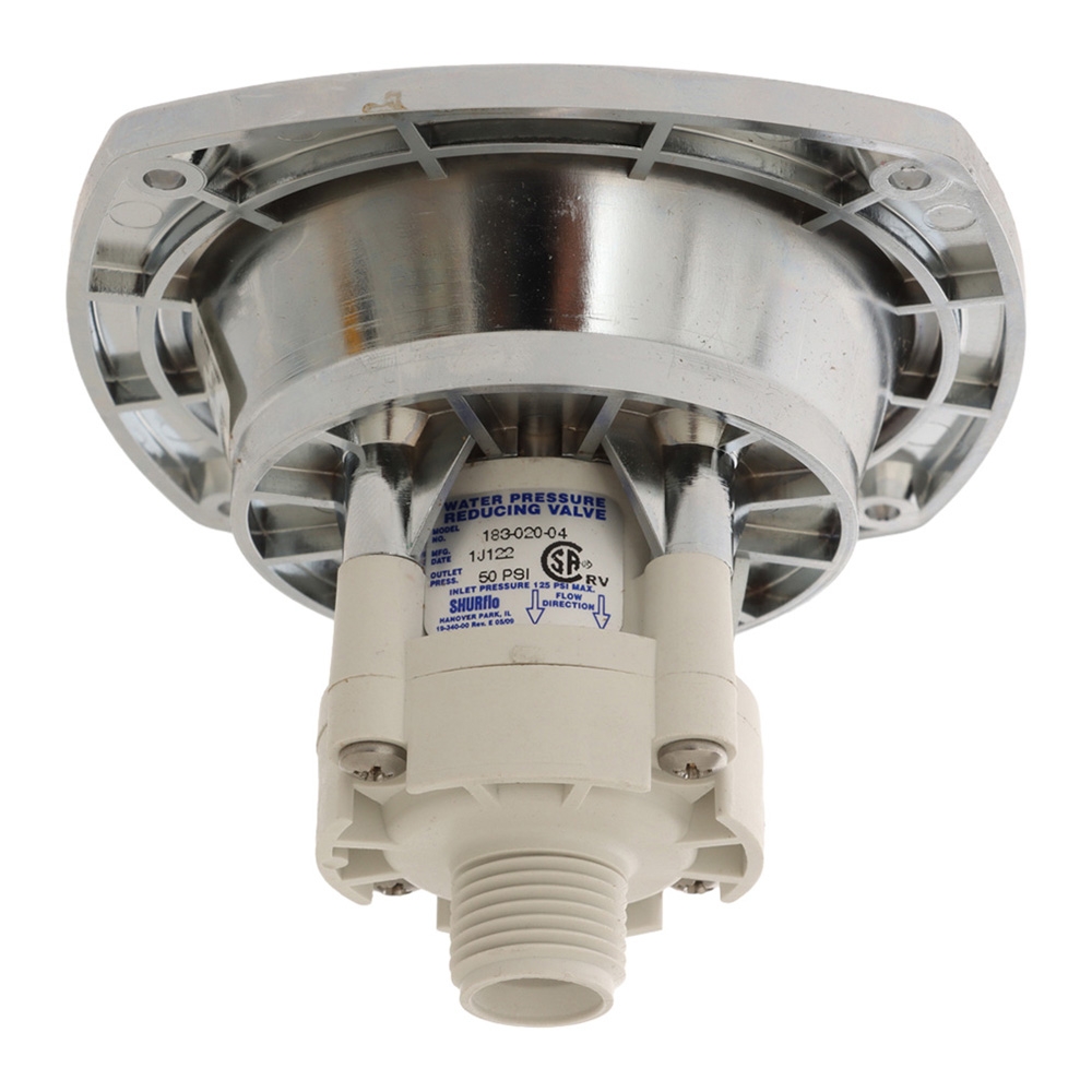 Shurflo Mains Water Inlet Pressure Regulator Chrome 50PSI - Pumps ...