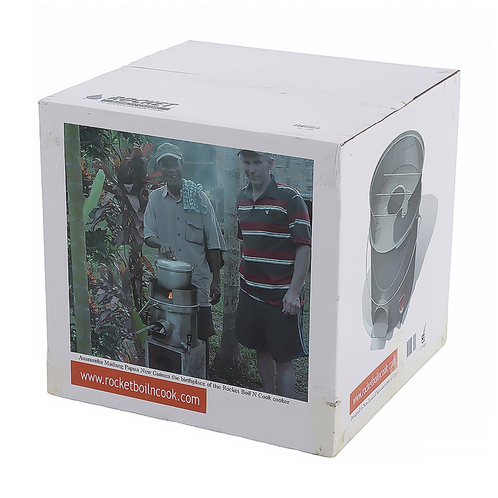 Rocket Boil 'N' Cook Wood Stove Dual Action Camping Cooker & Water ...