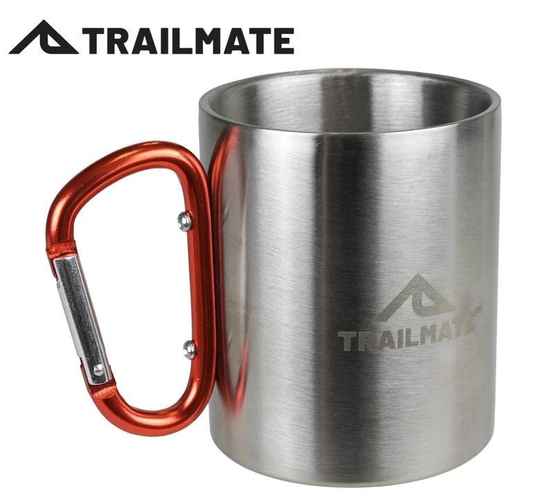 Trailmate Insulated Mug with Carabiner Handle 300ml - Mugs, Cups ...