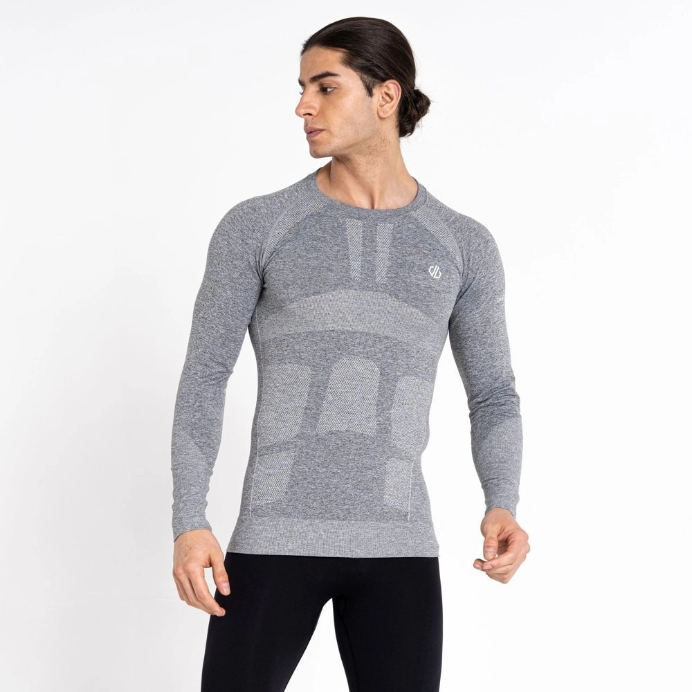 Dare2b In The Zone Performance Mens Long Sleeve Thermal Top Charcoal ...