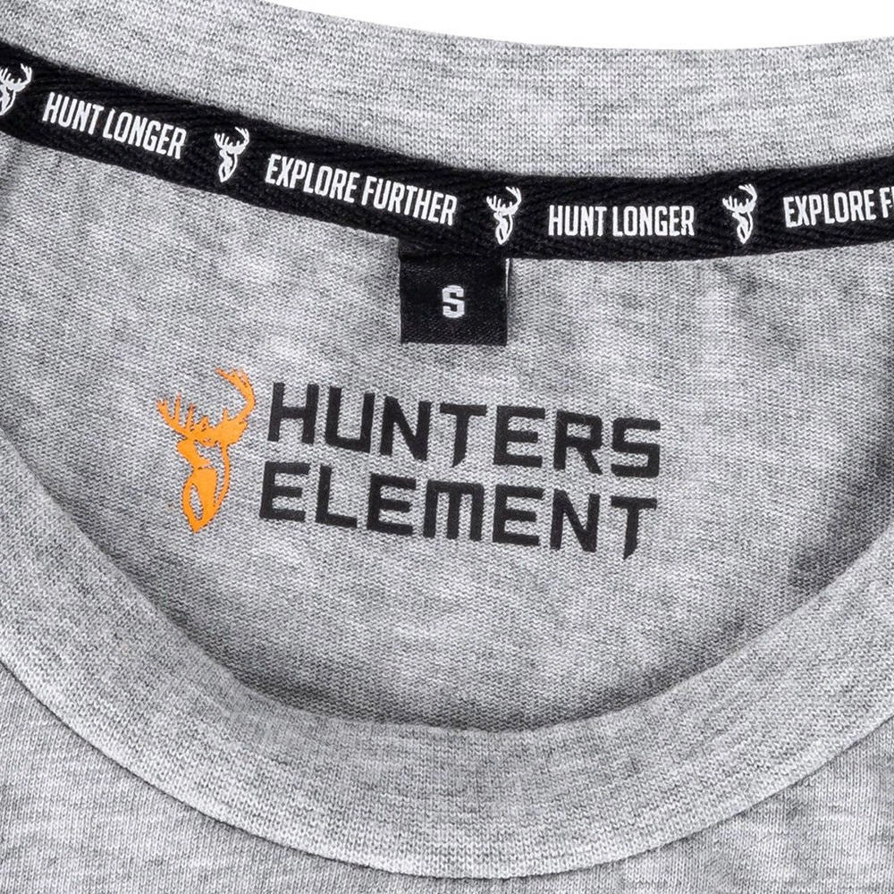 Hunters Element Roaring Reds Kids T-Shirt Grey Marle 6 - Kids Shirts ...