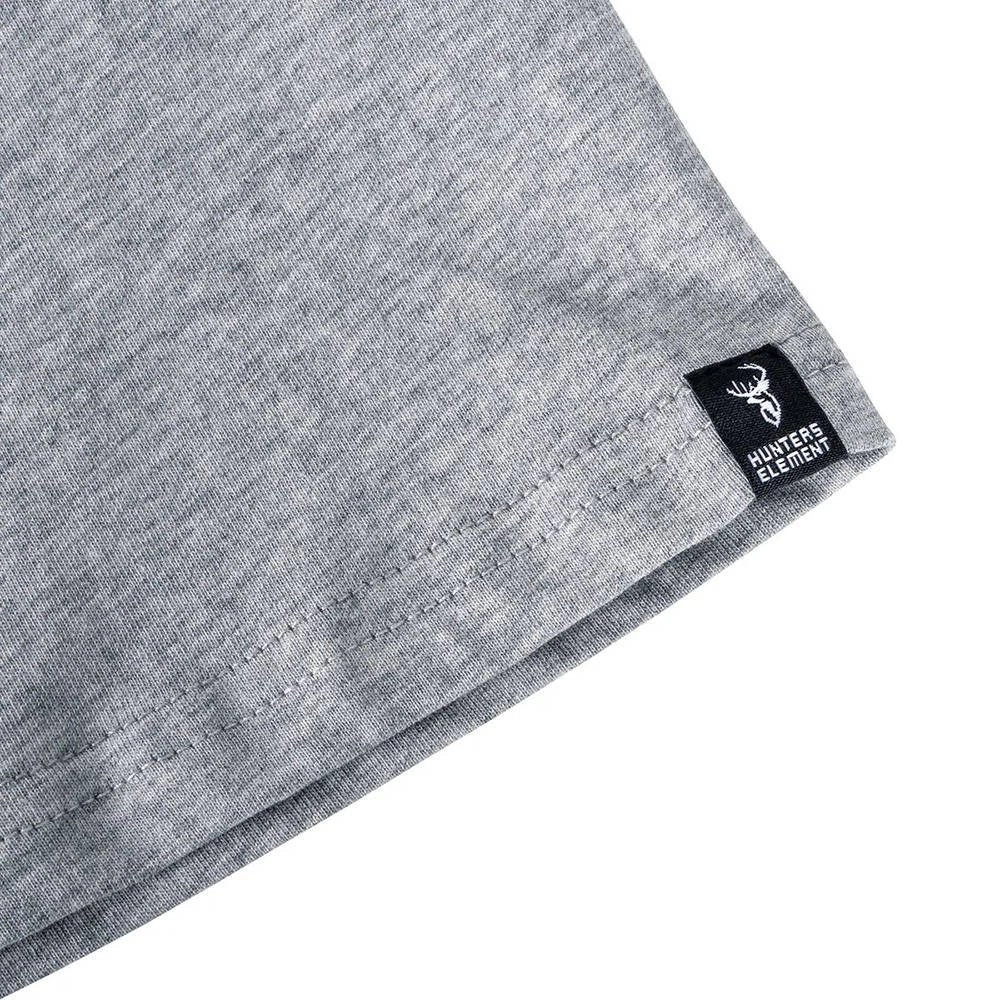 Hunters Element Roaring Reds Kids T-Shirt Grey Marle 6 - Kids Shirts ...