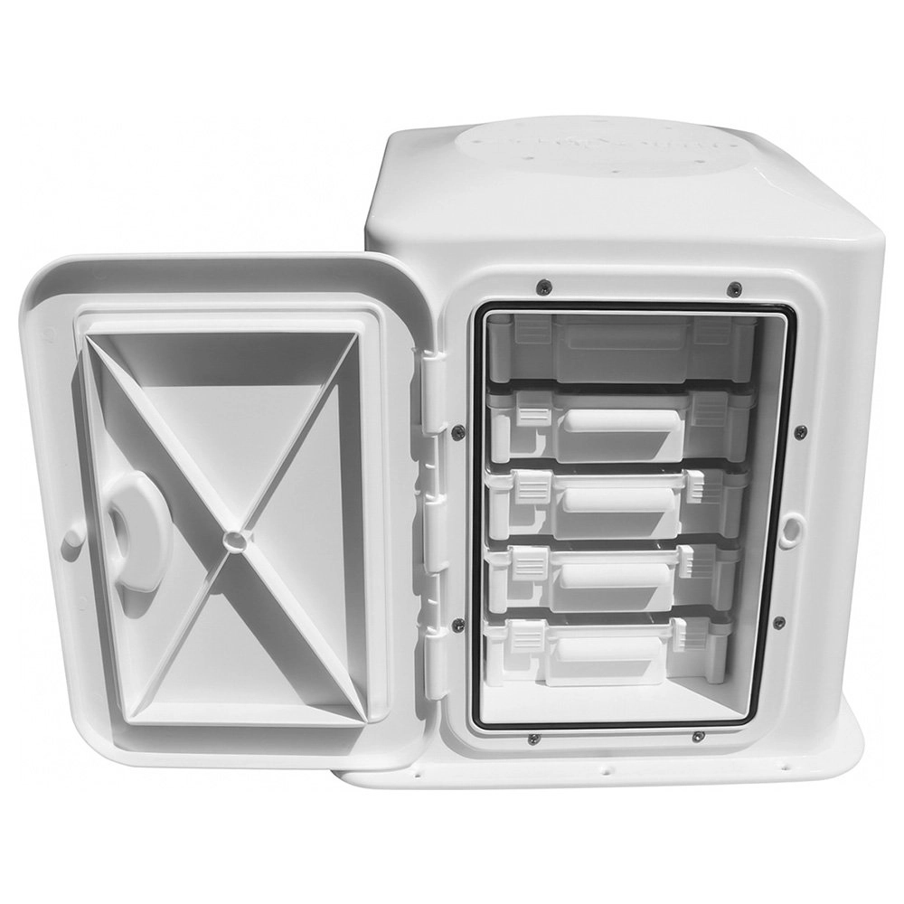 Oceansouth Boat Seat Box with 5 Shelves and Tackle Boxes 415mm - Boating