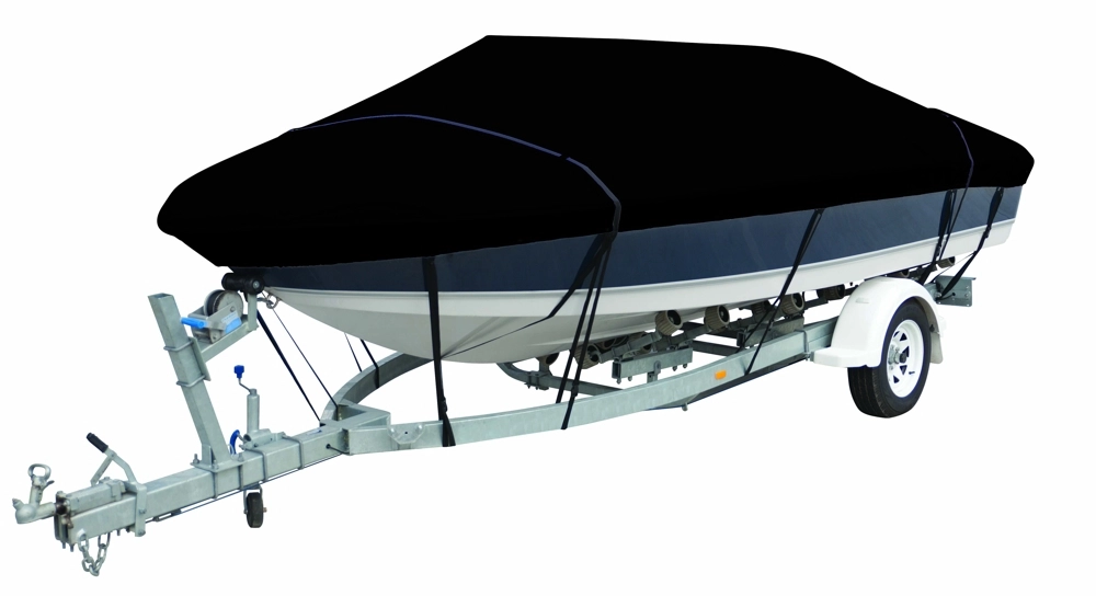 Oceansouth Bowrider Boat Cover 6.3m-6.7m Black - Boat Covers - Boat Fit ...