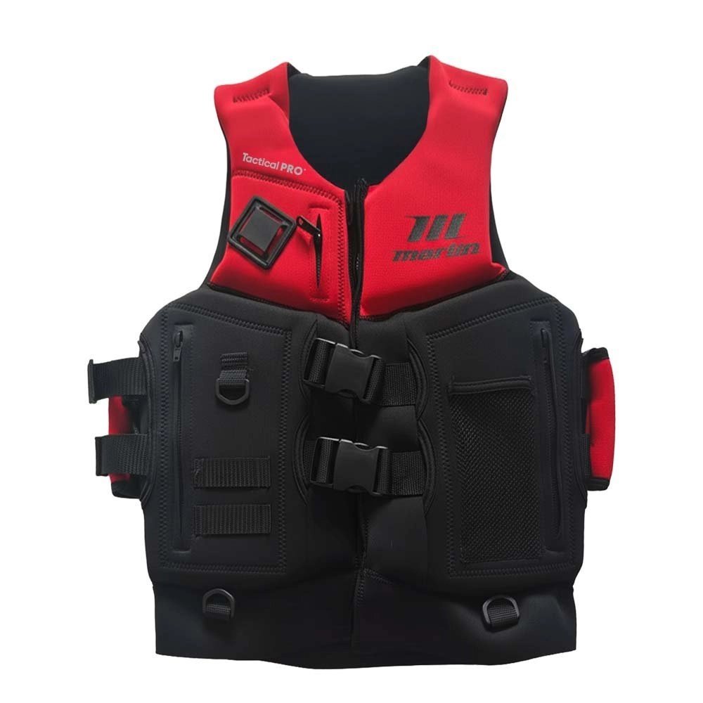 Marlin Tactical Pro Neoprene PFD Life Vest with Waterproof Pockets ...