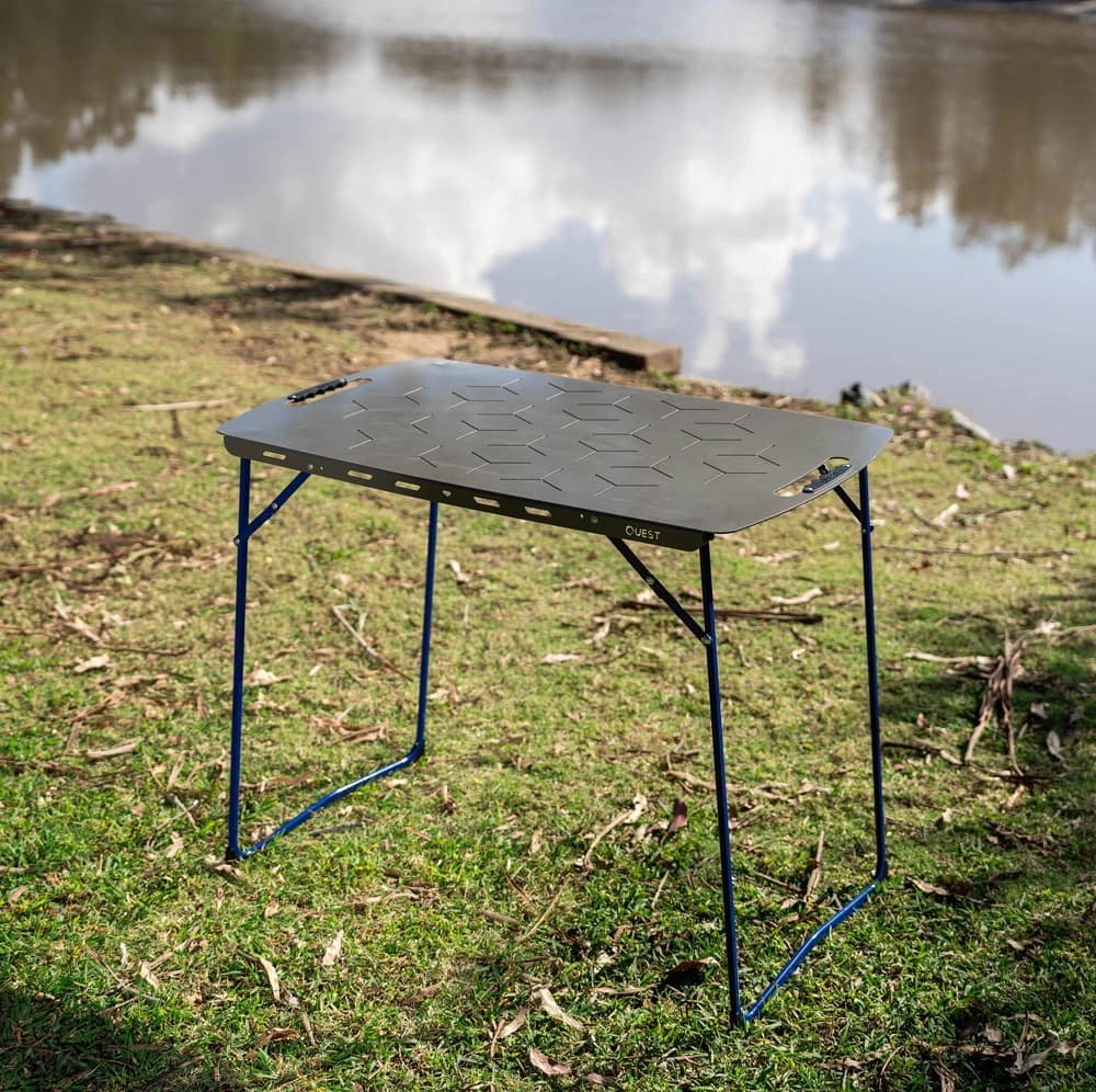 Quest Vapour 90 Compact Portable Folding Table - 30mm Profile - Tables ...